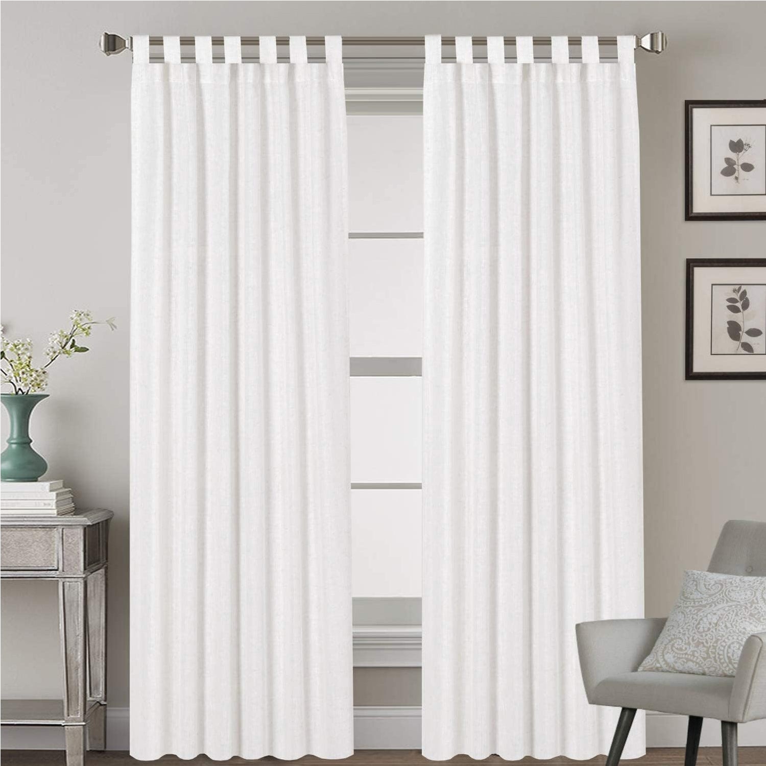 Buy Tab Top Semi-Blackout Curtains 1 Panel-Light Colors Online at ...